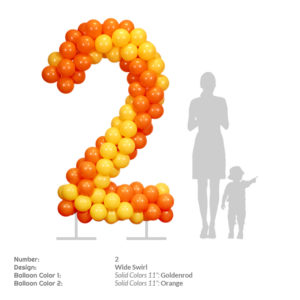 Design your own - Gigantic Number - Sparky's Balloons