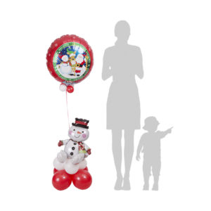 Sing it, Snowman! - Sculpture Bouquet - Sparky's Balloons