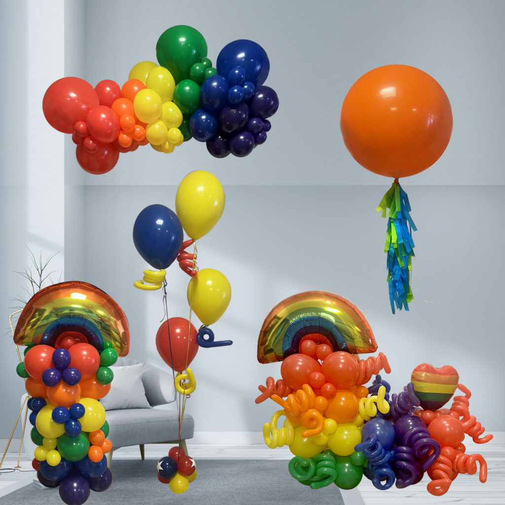 Rainbow - Delightful Package 2 - Sparky's Balloons