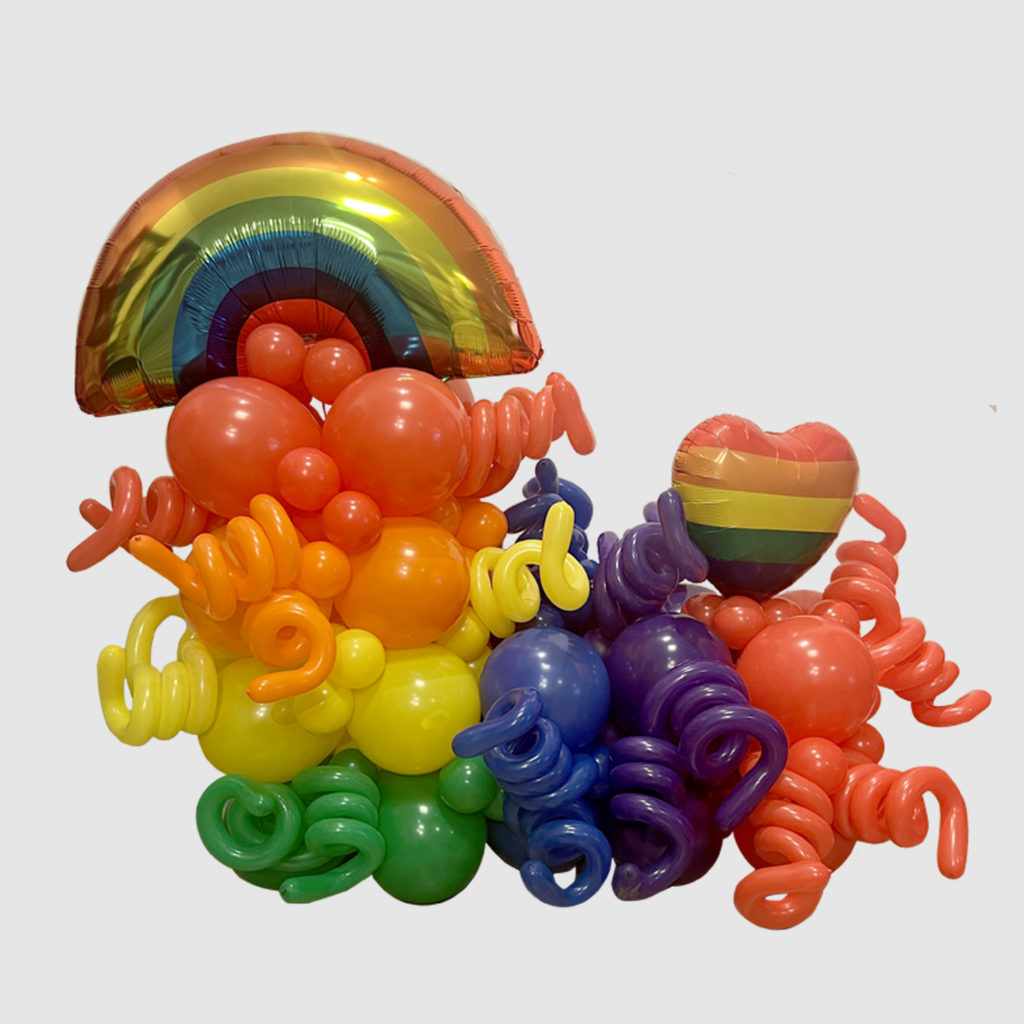 Rainbow Sculpture - Sparky's Balloons